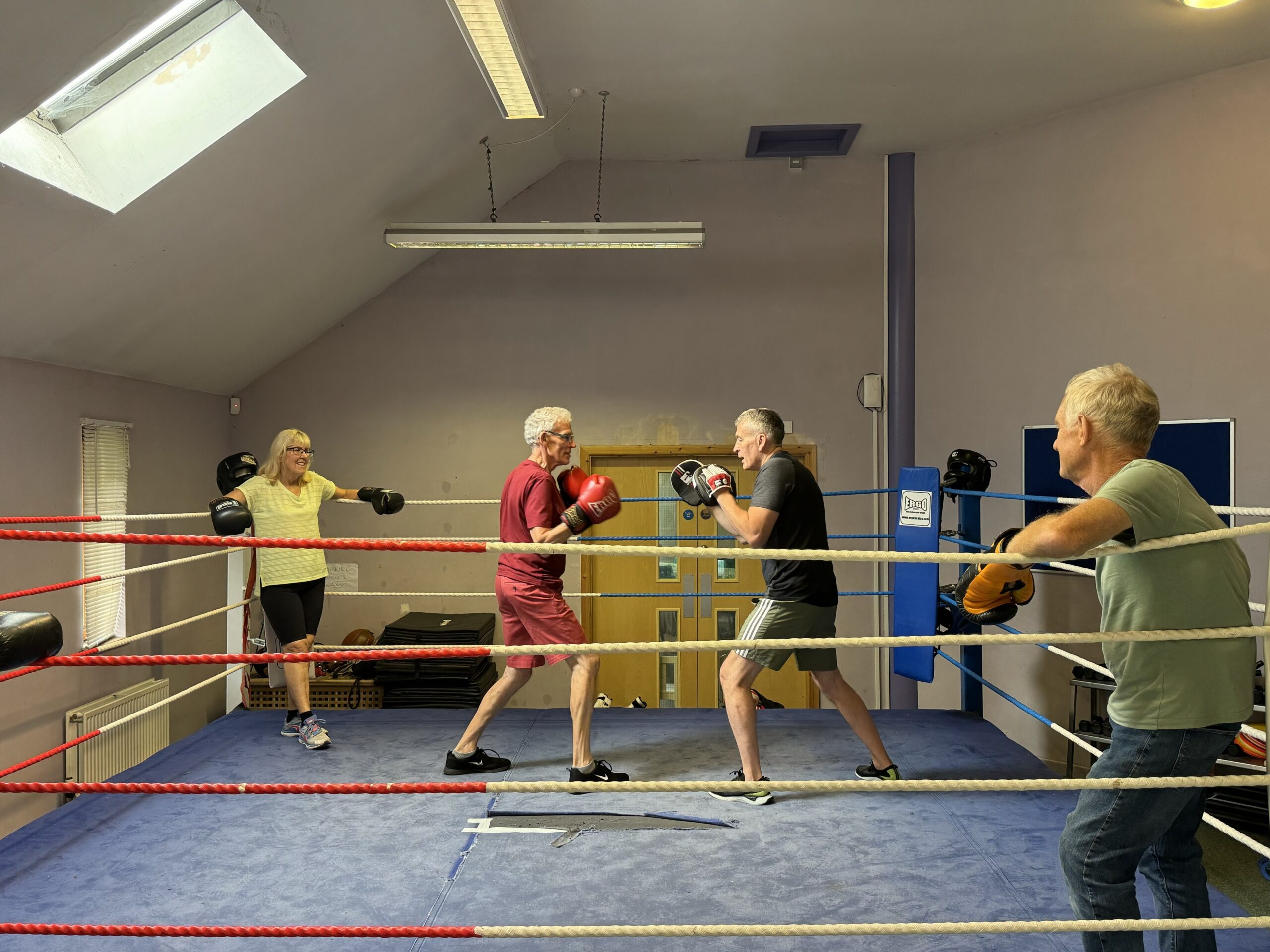 Coffee morning group at Valley Street brews up boxing fun - Calico Homes
